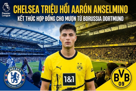 Chelsea gọi Aarón Anselmino trở lại từ Borussia Dortmund
