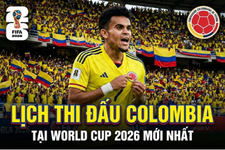 Lịch thi đấu Colombia tại World Cup 2026 mới nhất