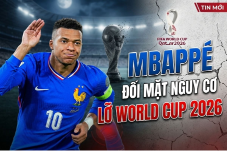 Mbappé đối mặt nguy cơ lỡ World Cup 2026
